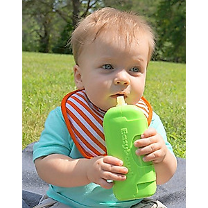 EasyPouch Independence - The No Squeeze, No Mess, self feeding utensil for baby food pouches. [2 Pack], Model: 852571005003, Baby & Child Shop
