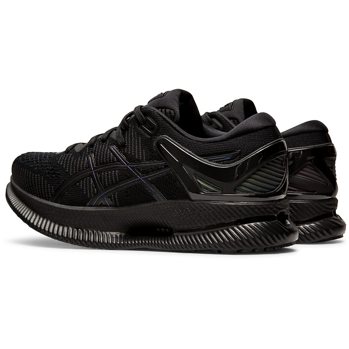 ASICS Women's MetaRide Running Shoes, 9.5, Black/Black