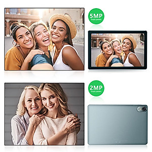 JUNINK 10 inch Tablet Android 13 Tablets, 8GB (4+4) RAM 128GB ROM 1TB Expand, 1280x800 IPS HD Screen, Quad Core Processor, WIFI6, Dual Camera, 6000mAh, BT, Tablet (4)