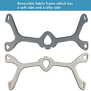 Wisp CPAP Mask Headgear Strap with Fabric Frame and Magnetic Clips Replacement Supplies Compatible with Respironics Wisp Nasal CPAP/BiPAP Mask (Standard Size, Blue)