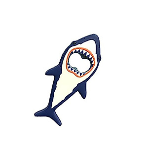 ARFUKA Bottle Opener Shark Beer Bottle Opener Magnet 3d Cute Cartoon Animal Soda Beverage Bottle Opener Bar Kitchen Tool Gift Blue
