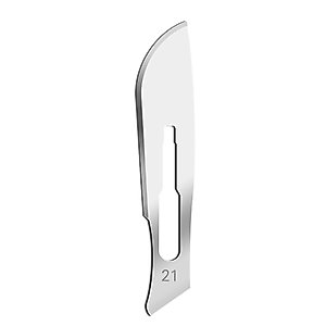 IMS IMS-CBLD21 Scalpel Sterile Blades #21 Carbon Steel Individually Foil Wrapped, Box of 100