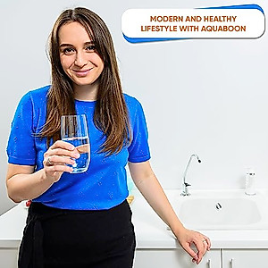 Aquaboon Non-Air Gap RO Faucet - Reverse Osmosis Faucet Chrome Finish - Drinking Water Faucet for Kitchen Sink fits Water Filtration System - Filtered Water Faucet Stainless Steel - Beverage Faucet