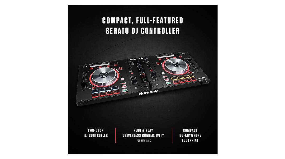 Numark Mixtrack Pro 3 DJ Controller with Serato DJ Intro