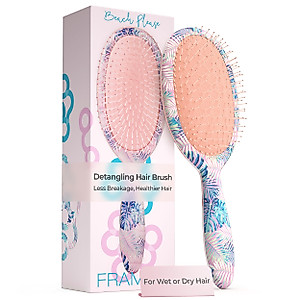Framar Flowers Wet Detangler Brush – Brushes for Hair, Wet Dry Brush, Hair Detangler Brushes, Hairbrush for Women, Curly Hair Brush Detangler, Tangle Brush, Kids Brushes for Hair, Kids Hair Brush