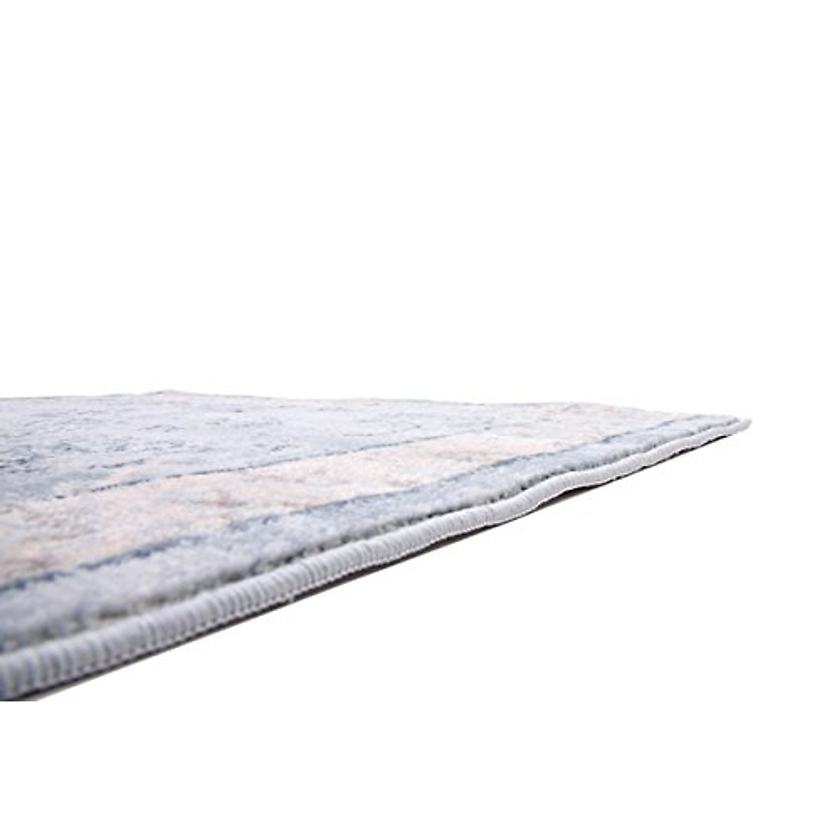 Unique Loom Paris Collection Pastel Tones Traditional Distressed Light Blue Area Rug (2' 2 x 3' 0)