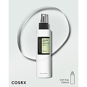 COSRX Centella Water Alcohol-Free Toner, 150ml / 5.07 fl.oz | Centella Asiatica for Soothing | Korean Skin Care, Not Tested on Animals, Paraben Free