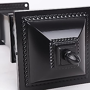 Enlylyog Fashionable Modern Solar Lawn Lamp, Outdoor European Style Home Garden Lamp, Park Landscape Lamp, Antique Garden Waterproof Lawn Lamp