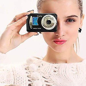 XBKPLO Digital Camera Point and Shoot, 2.4HD Screen Digital Camera 16MP Anti-Shake Face Detection Camcorder Blank, Recording HD 1280P Resolution Videos