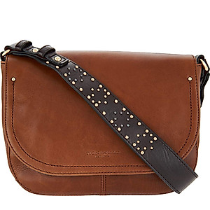 Tignanello Item Saddle Cross Body W/RFID Protection, Rust/Brown