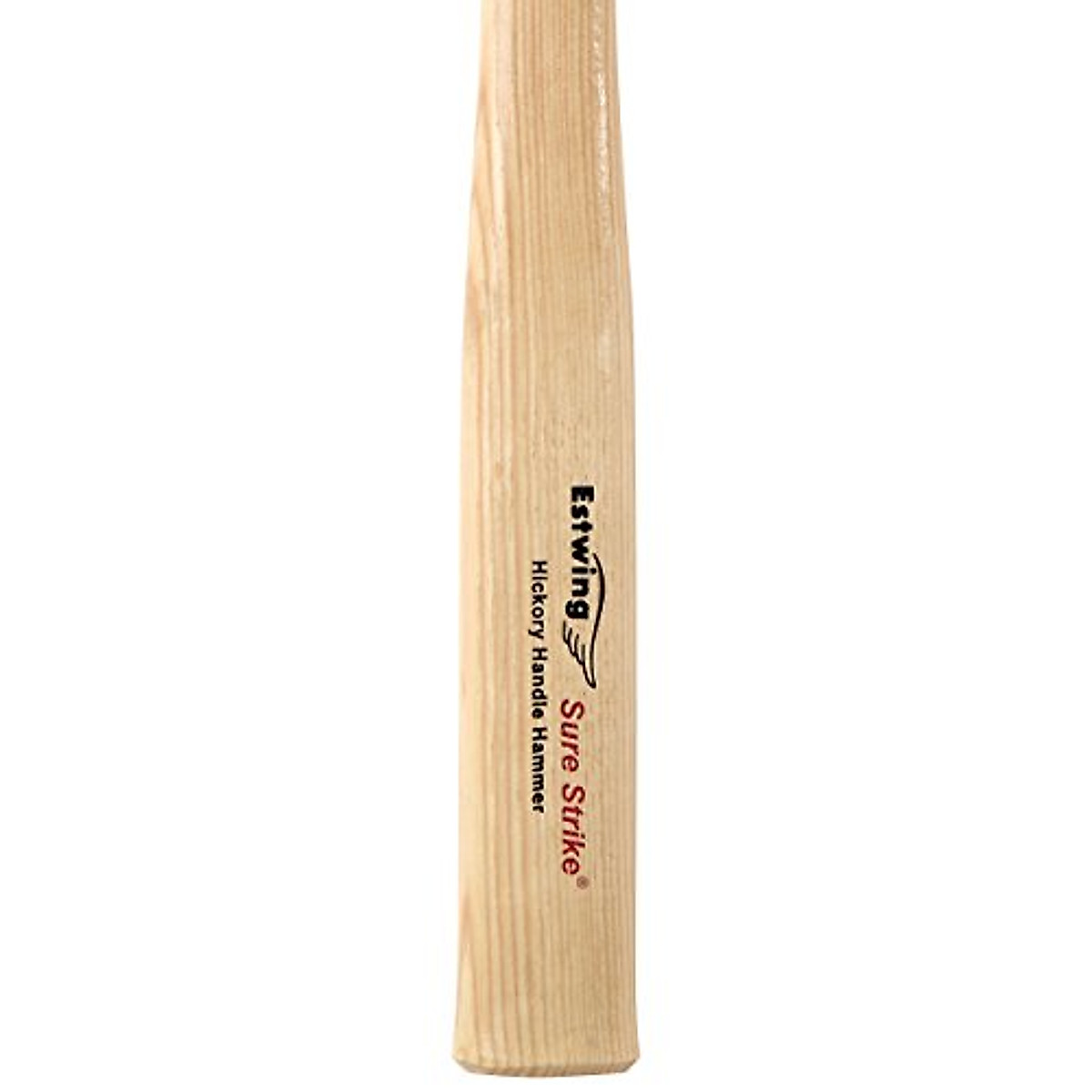 ESTWING Sure Strike Hammer - 20 oz Straight Rip Claw with Smooth Face & Hickory Wood Handle - MRW20S
