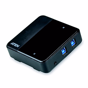 ATEN US234 hub 4 Ports USB 3.1 Gen1 partagés sur 2 PC/Mac