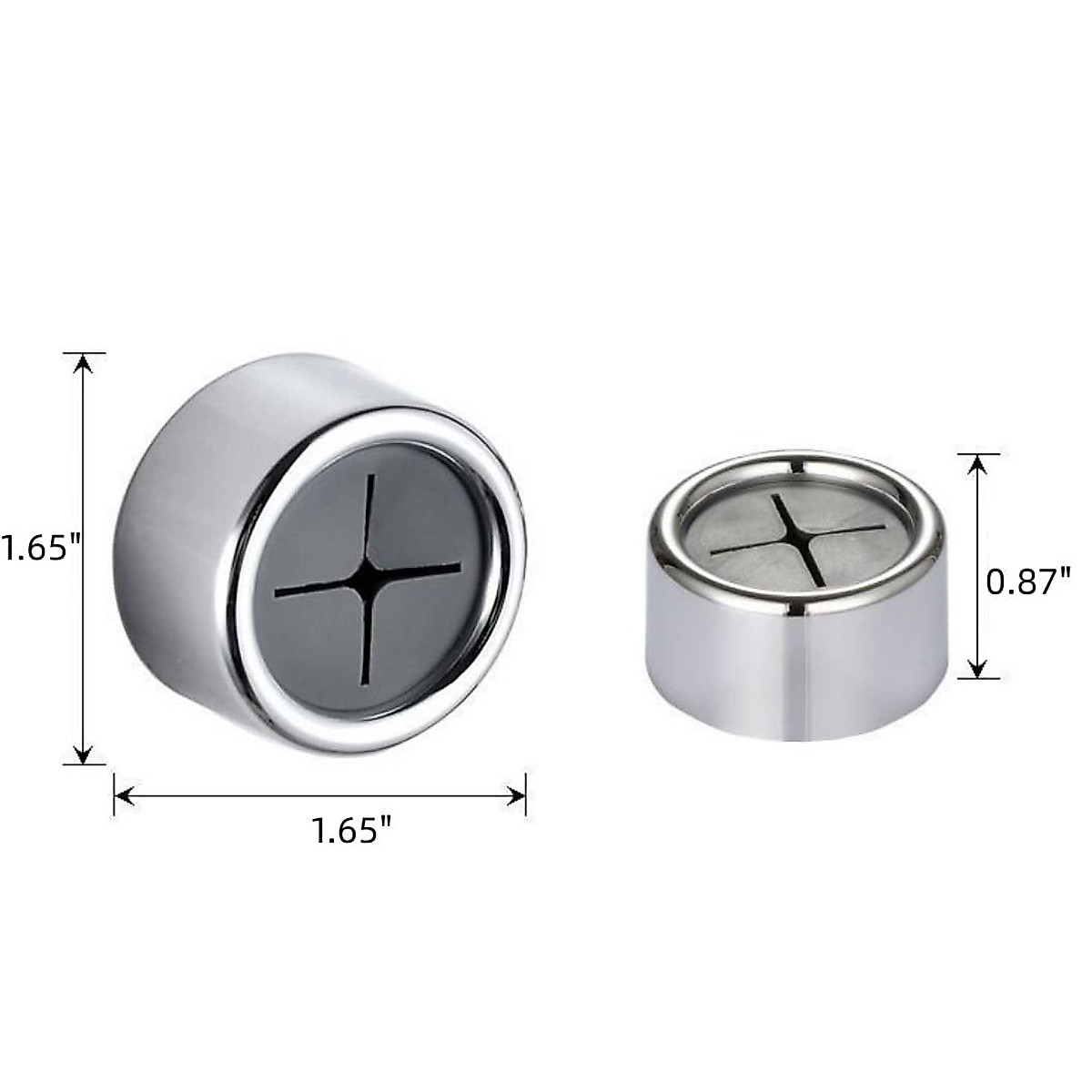 KAEZDD Round Adhesive Push Towel Hooks for Kitchen, Hand and Dish Towels, Grey, 2 Pack