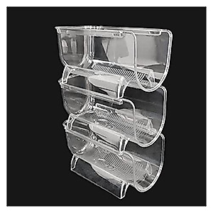 TIST Wine Bottle Storage Rack Refrigerator Stackable Organizer Clear Shelf Bottle Storage Rack Beer Wine Bottle Holder