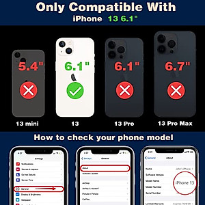 Lupct Blue Silicone Case for iPhone 13 3D Cartoon Animal Cute Funny Soft Protective Cases Kawaii Unique Character Cover, Fun Cool Skin Shell for Kids Teens Girls Guys for iPhone 13 6.1 inch