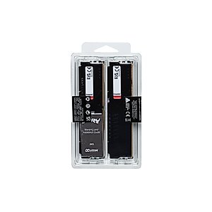 Kingston Fury Beast 32GB (2x16GB) 5600MT/s DDR5 CL40 DIMM (Kit of 2) Desktop Memory KF556C40BBK2-32
