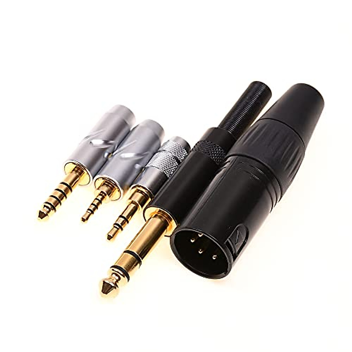 GAGACOCC Soft TPE Clear 8 Cores Silver Plated Headphones Upgrade Cable Dual 2.5mm Compatible for Hifiman HE1000 HE400S He400i HE560 Oppo PM-1 PM-2 (2 Meter, 4Pin XLR Male Balanced)