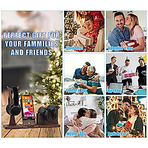 Gamer Gift for Men, Adjustable Controller Organizer with Headphone Holder, Rotating Phone Stand & Game Controller Stand - Unique Gift Idea for Teenage Boy, Gamers, Game Lover on Birthday, Fathers Day