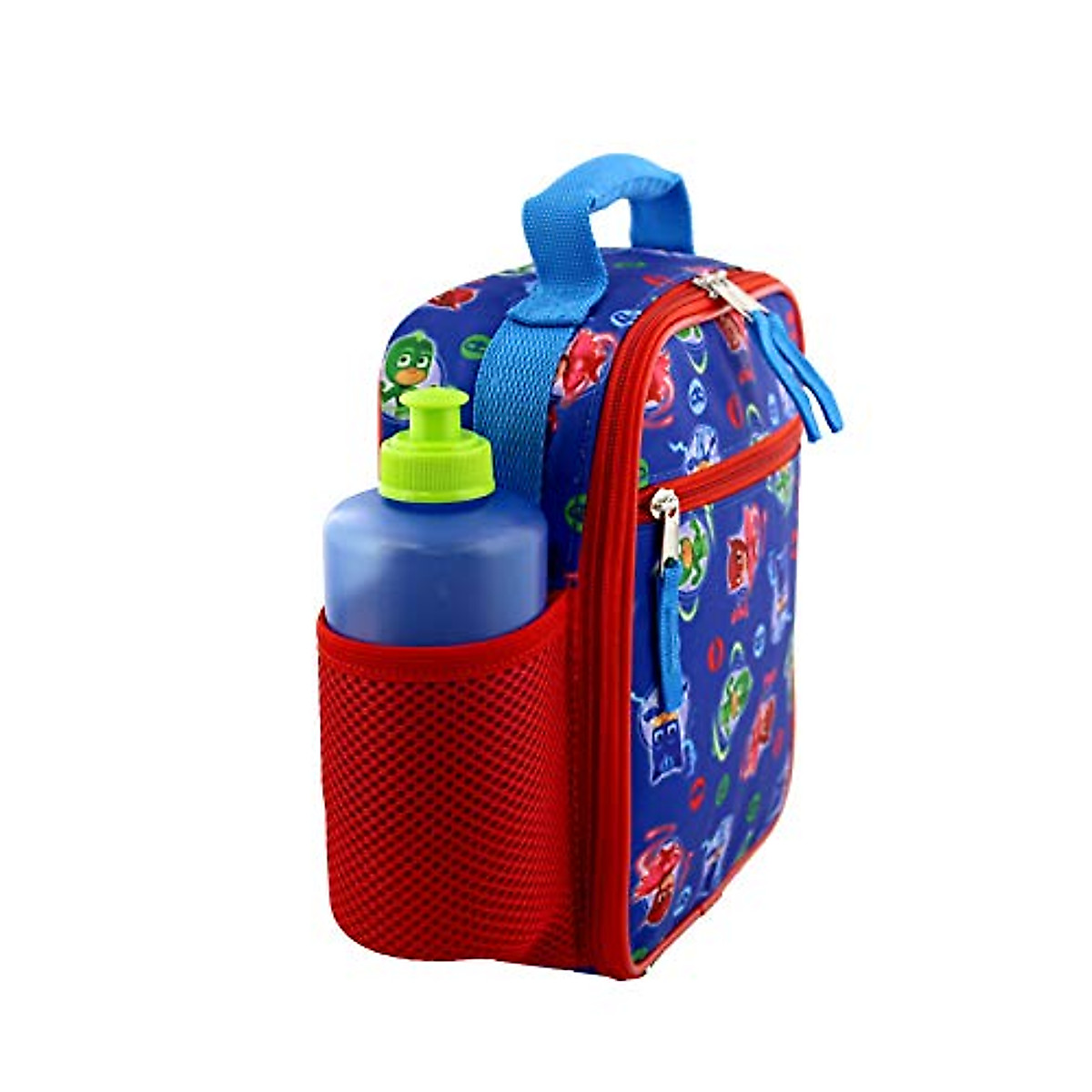 Disney PJ Masks Boy's Girl's Soft Insulated School Lunch Box (One Size, Blue/Red)