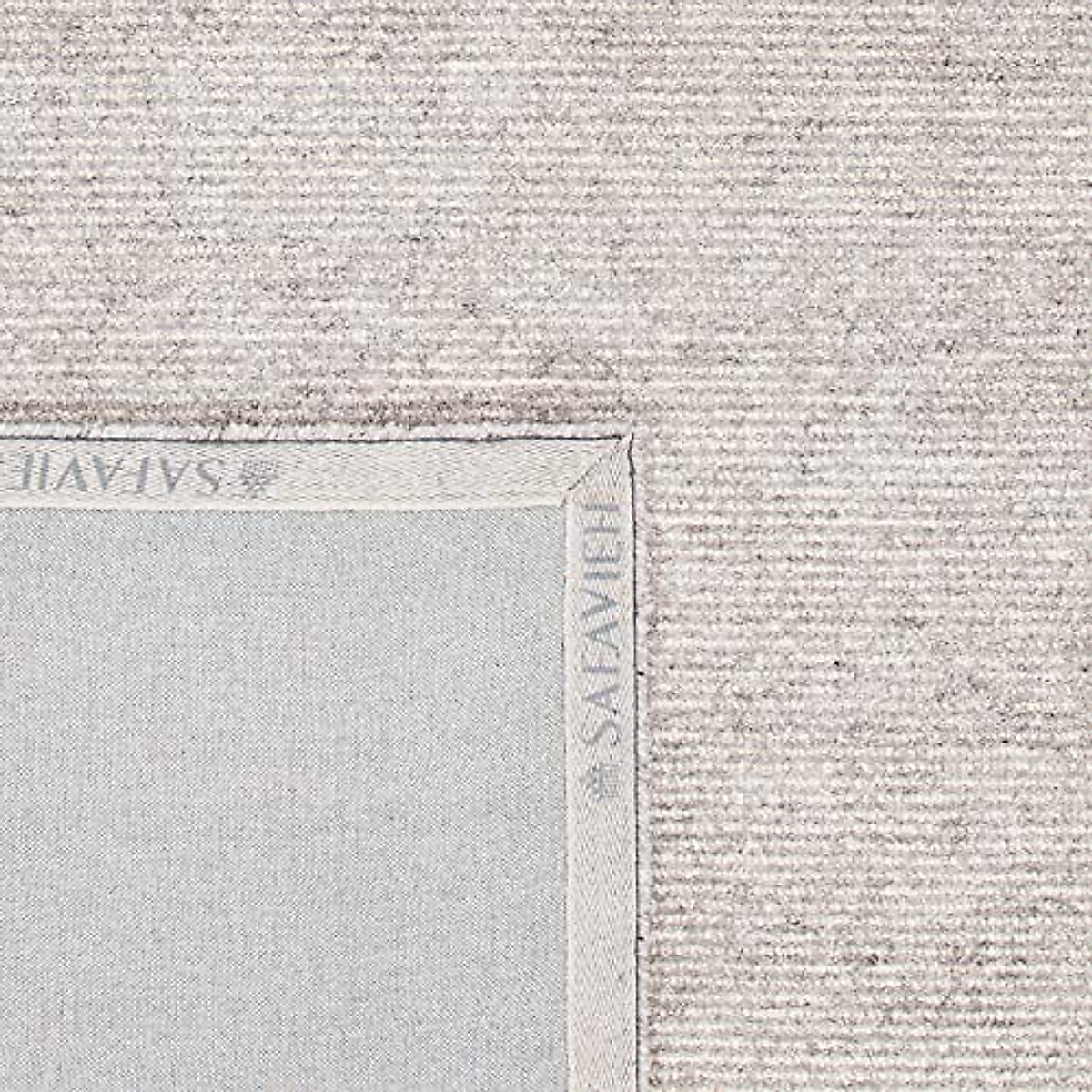 SAFAVIEH Himalaya Collection 8' x 10' Grey HIM153F Handmade Premium Wool & Viscose Area Rug