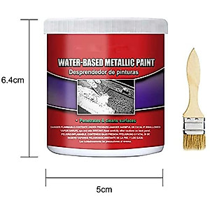 Siapude Water-Based Metal Rust Remover,Car Chassis Derusting,Multi-Functional Car Metallic Paint Anti-Rust Chassis Universal Rust Converter Gel,Car Rust Remover for Car SUV Truck,Include Brush (2pcs)