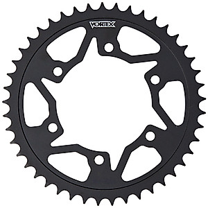 Vortex 252S-43 Black 43-Tooth 525-Pitch Steel Rear Sprocket