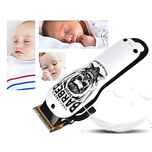 BESTBOMG Updated Professional Hair Clippers Cordless Hair Haircut Kit Rechargeable 2000mAh Hair Beard Trimmer Haircut Grooming Kit with 6 Guide Combs & for Men/Father/Husband/Boyfriend