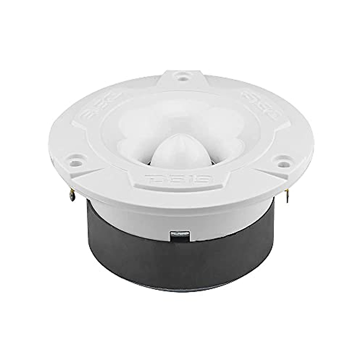 DS18 NXL-T1 Marine 1” VC Waterproof Aluminum Bullet Tweeter 240W Max, 4 Ohms, Built in Crossover - Great for Boats, Motorsports, Motorcycle ATV UTV (2 Water Resistant Speakers)