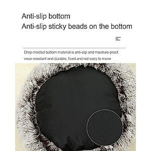 Lapcatz Nest Bed, Lapcatz Bed, Lap Catz Nest Bed, Semi Enclosed Pet Nest, Covered Warm Cat Bed, Cat Beds for Indoor Cats Cave and Calming Dog Beds, Removable Washable Non Slip Bottom (Gray, 23.6in)