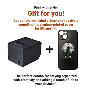 ZY808 Receipt Printer - 80mm POS Thermal Printer with WiFi USB LAN Connection, Support iOS, MAC, iPhone, Android, PC and Support Ebay, Amazon, Shopify, Etsy, USPS Integration.