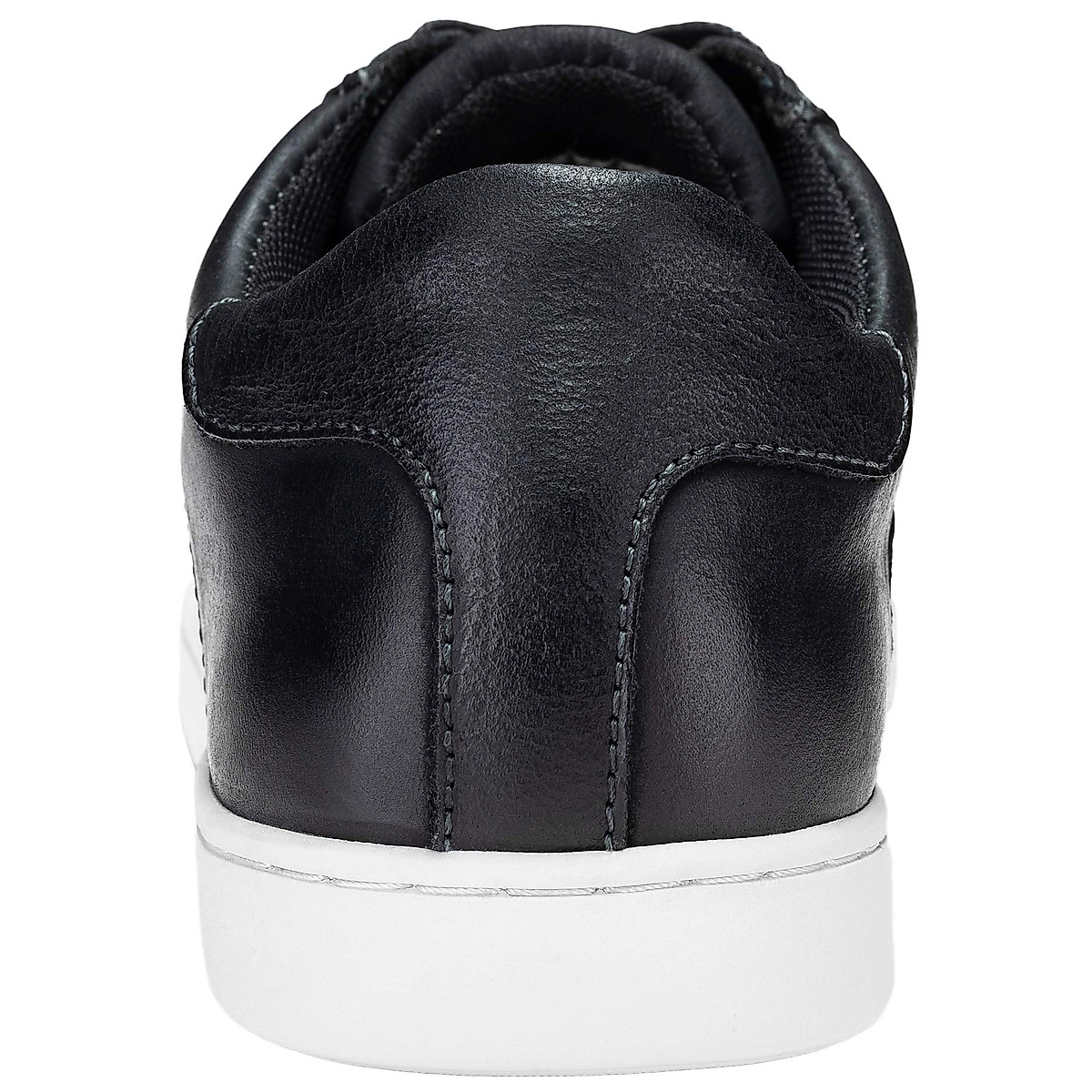 Jousen Men' s Casual Shoes Leather Dress Sneakers Business Casual Shoes for Men Breathable Fashion Sneakers (MY852 Black 8)