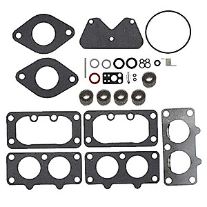 AUTOKAY Carburetor Overhaul Carb Rebuild Kit 406777 407777 405777 for Briggs and Stratton 40H700 446700 442577 445777 446777 405777 407677 407677 44677A Vertical Engine Riding Lawn Mower
