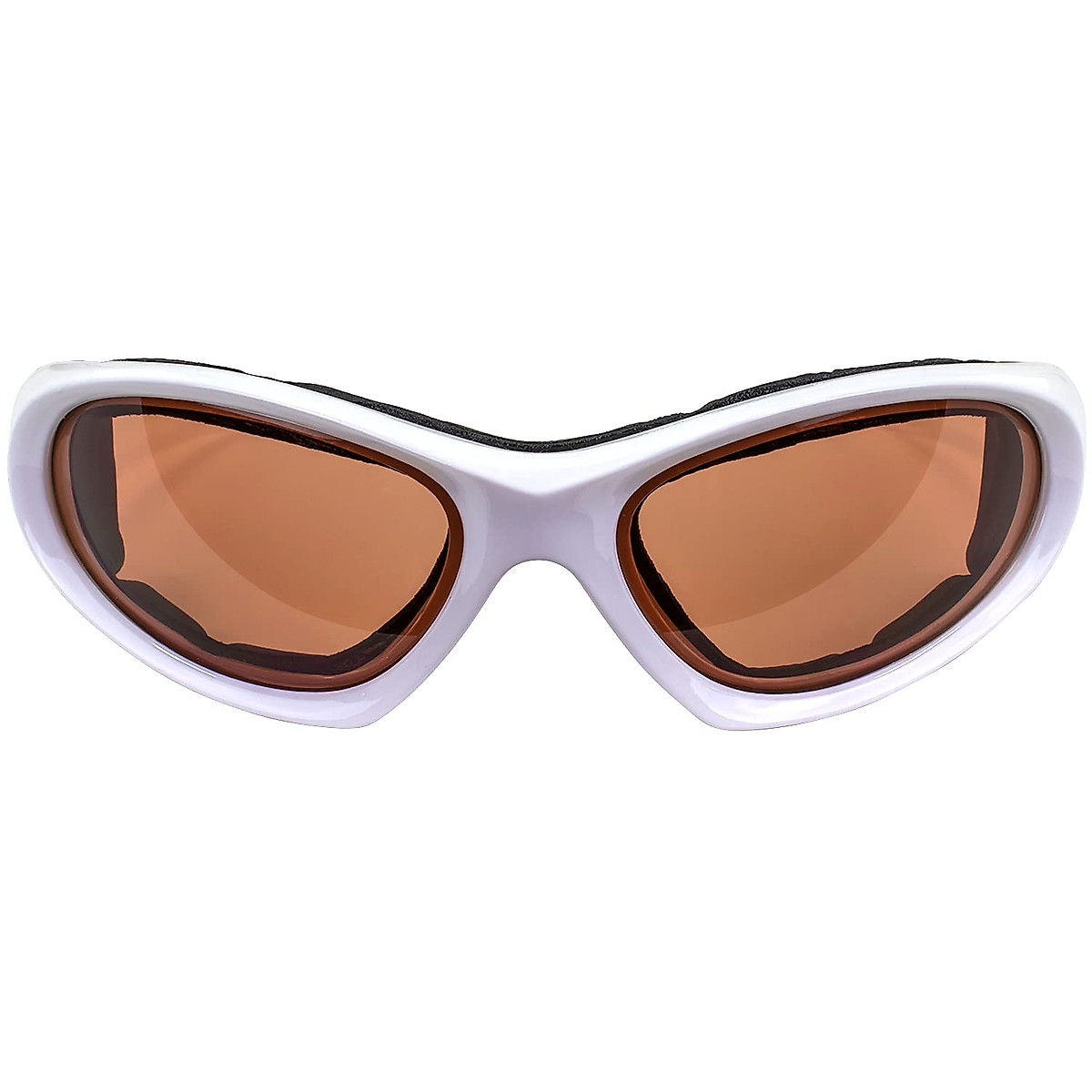 Hurricane Eyewear Category-5 White Jet Ski Sunglasses Driving Mirror Lens