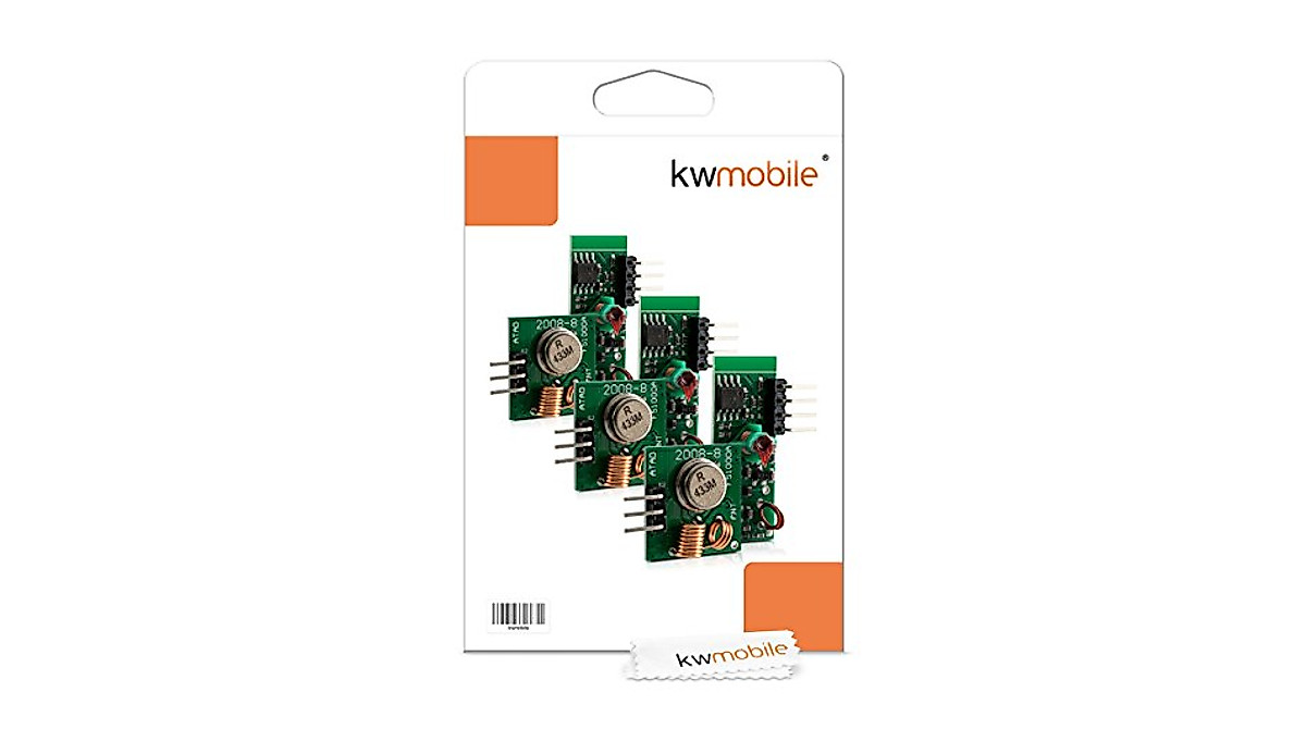 kwmobile 433 MHz Transmitter & Receiver Kit for Arduino & Raspberry Pi