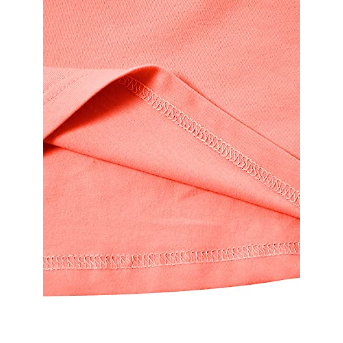 SweatyRocks Women's Eyelet Embroidery Short Puff Sleeve Top Round Neck Plain Tee Shirt Watermelon Pink S