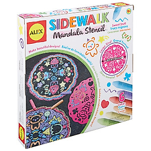 Alex Art Sidewalk Mandala Sweet Stuff, Multicolor