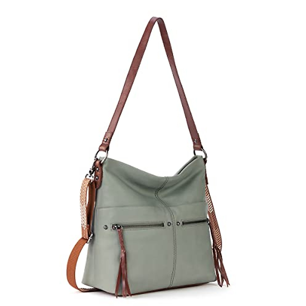 The Sak womens Ashland Bucket Bag In Leather, Meadow Ii, One Size US
