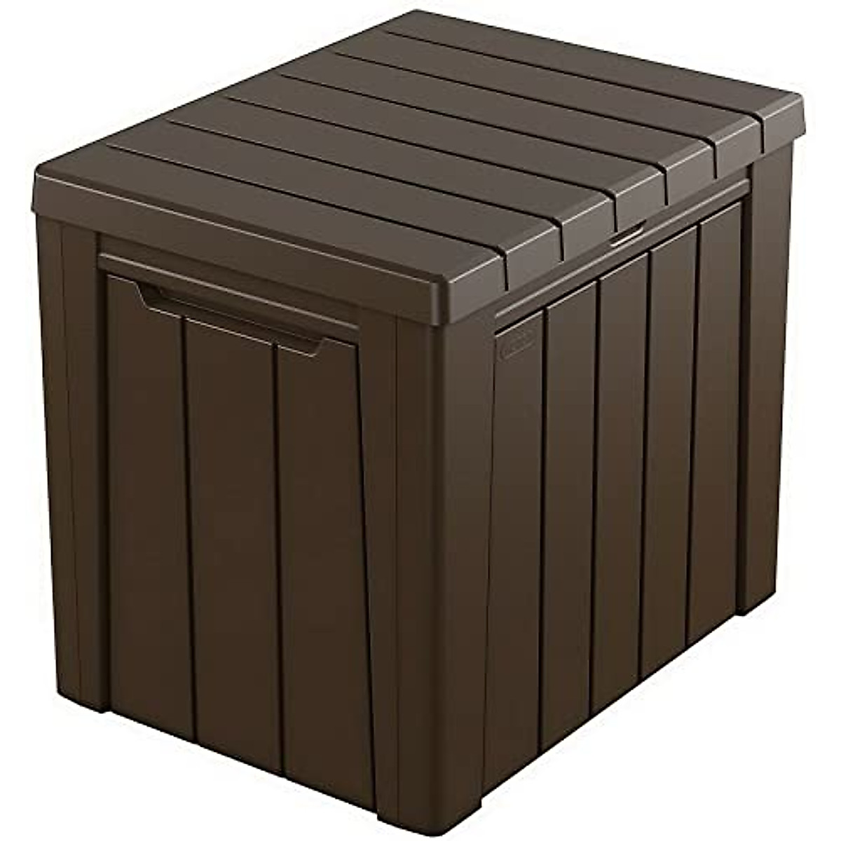 ALIDAM Deck Box Storage Box 30 Gallon Resin Outdoor Deck Box Storage Table Weatherproof Patio Deck Garden Furniture