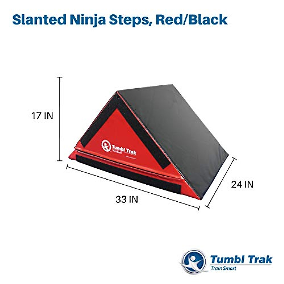 Tumbl Trak Ninja Slanted Steps, Red & Black