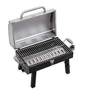 200 Liquid Propane, (LP), Portable Stainless Steel Gas Grill