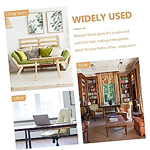 DEPILA 1 Set Mail Wood Newspaper File Basket for Assemble Vinyl Newspapers Rope Record Living DIY Macrame Making Holder Floor Magazine Rack Book Stand Handmade Storage Display Woven Newsstand