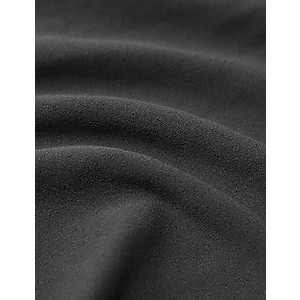 CRZ YOGA Butterluxe Womens Racerback High Neck Longline Sports Bra - Padded Workout Crop Tank Tops with Built in Shelf Bra Black Medium