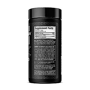 Caffeine Pills, MuscleTech 100% Caffeine Energy Supplements, PreWorkout Mental Focus + Energy Supplement, 220mg of Pure Caffeine, Sports Nutrition Endurance & Energy, 125 Count (Package may vary)