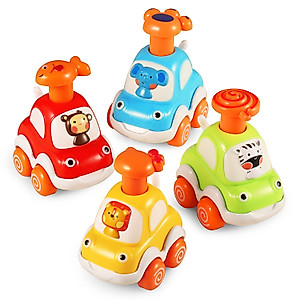 ALASOU Animal Car Baby Toys for 1 2 Year Old Boy|First Birthday Gifts for Toddler Toys Age 1-2|1 2 Year Old Boy Birthday Gift for Infant Toddlers