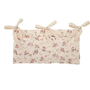 Eforcase 2PCS Baby Crib Organizer Cot Caddy Bed Storage Bag Hanging Pocket Diaper Nursery Organizer Bed Hanging Organizer Bag