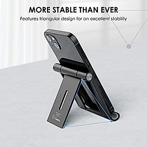 Minthouz Cell Phone Stand for Desk - 2 Pack Phone Holder Compatible with iPhone 14 13 12 Pro Max Mini 11 Xr 8 Plus SE, iPad Mini, Switch, Android Smartphone, Tablets