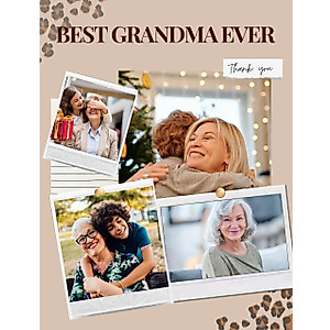 Onebttl Grammy Gifts from Granddaughter, Grandson, Insulated Stainless Steel Wine Tumbler with Lid and Straw, for Grandma on Mother's Day, Birthday, Christmas, Best Grammy Ever, Glitter Silver, 20 oz