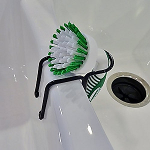 TidySink Dish Wand Holder Adjustable Kitchen Dishwand Sink Caddy (Black or Grey)