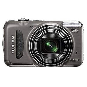 Fujifilm FinePix T200 14 MP Digital Camera with 10x Optical Zoom (Gunmetal)