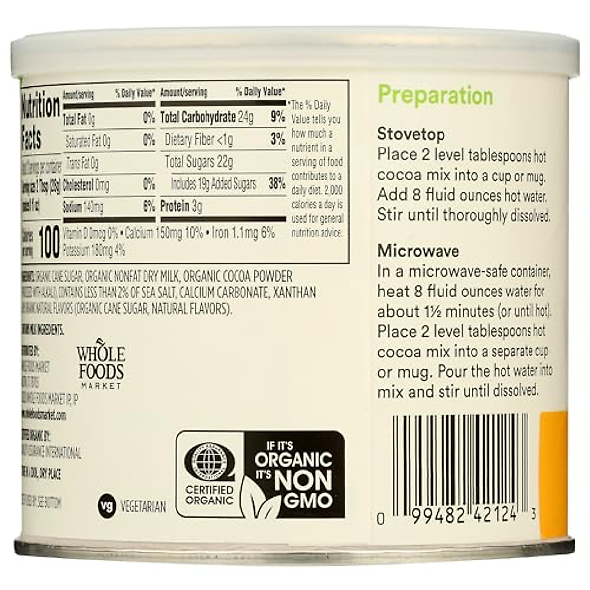 365 by Whole Foods Market, Organic Rich Hot Cocoa Mix, 12 Ounce